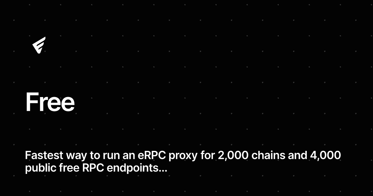 Free - eRPC