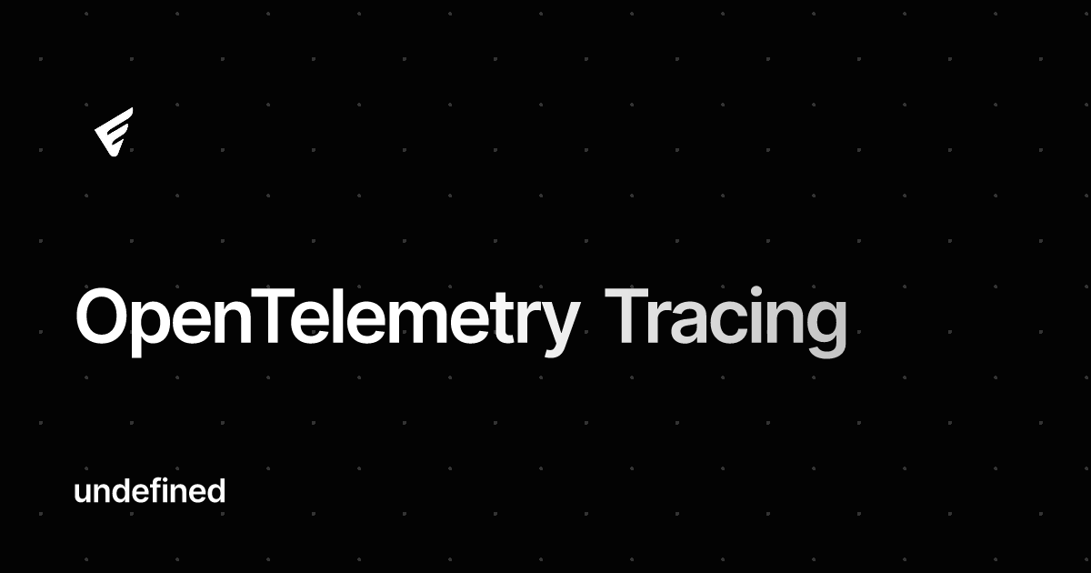 OpenTelemetry Tracing - eRPC